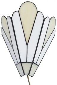 Nástěnné světlo Tiffany v art deco stylu Liealia – 20x10x29 cm