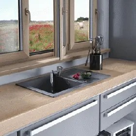 Laveo Lila, kuchyňská baterie stojící h-289, chromová, LAV-BLD_06LD