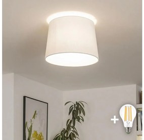 Brilagi - LED Přisazený lustr CERIA 1xE27/40W/230V pr. 30 cm bílá