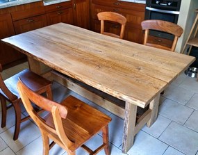 KULHÁNEK Chalupářský jídelní stůl Velikost desky: 190x80 cm