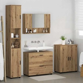Sada koupelnového nábytku 4 ks Artisanový dub 35 x 30 x 192 cm 3393092