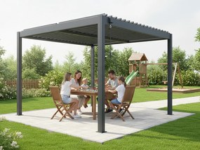 LANIT PLAST, s.r.o. hliníková bioklimatická pergola LANITPLAST BASIC 3x3 m LG4292
