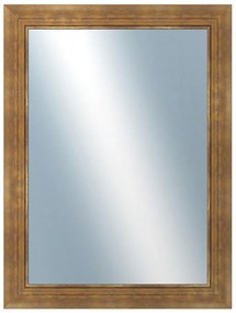 DANTIK - Zarámované zrcadlo - rozměr s rámem cca 60x80 cm z lišty TRITON široký zlatý (2952)