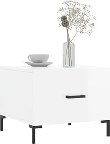 vidaXL Konferenční stolky 2 ks 50 x 50 x 40 cm kompozitní dřevo [829401] Barva: Bílá