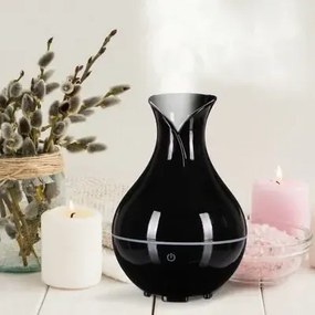 SIXTOL Bloom černý lesk / Aroma difuzer / 200ml / 6 W / Automatické vy