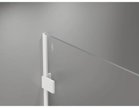 Mexen Lunar sprchová stěna pravá 120 x 200 cm, 8mm čiré sklo, bílá, 830-120-000-20-00-P