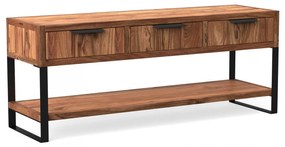 Massive home | Dřevěný tv stolek Grace z masivního palisandru 137cm - VÝPRODEJ