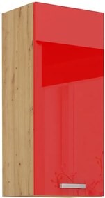STOLARz 40 cm skříňka horní jednodveřová ARTISAN (výška 90 cm) Barevné provedení ARTISAN: Krémový lesk