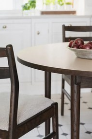 ROWICO Jídelní stůl FAIRMOUNT hnědý ⌀120 cm