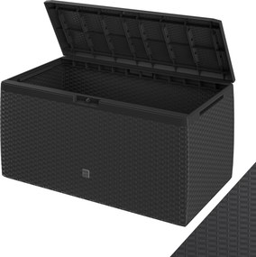 Zahradní úložný box 290L antracitová Rato Plus s kolečky odolné vůči počasí