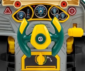 Auto s motorem N-GINE zelené
