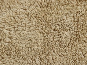 Lorena Canals, Vlněný koberec Woolly - Sheep Beige, 75x110 tvar kožešiny, béžová, ložnice