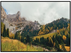 Plakát Lesy v horách Rozměr plakátu: 30 x 40 cm