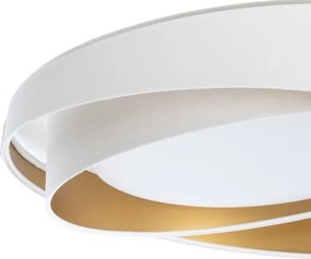 LED Stm. stropní svítidlo SM. GALAXY M. LED/24W/230V pr. 55 cm bílá/zlatá + DO
