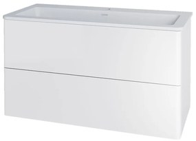 Mereo Mereo, Siena, koupelnová skříňka s umyvadlem z litého mramoru 101 cm, CN412M1