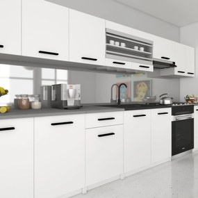 Kuchyňský nábytek 320 cm bílá matná s pracovní deskou  TOR PRIMO320/4/WT/WT/0/B1
