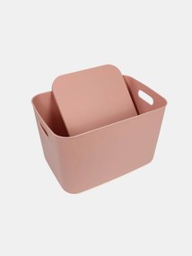 Sinsay - Úložný box s víkem - pastelová růžová