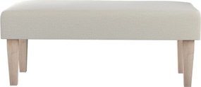 Dlouhá lavička 100x40cm barva šedá látka sametová