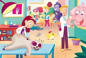 Clementoni PUZZLE U veterináře MAXI / 60 dílků / od 4 let