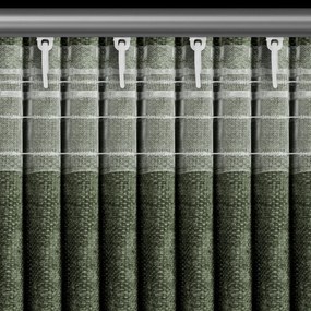 ZATEMŇOVACÍ ZÁVĚS NA PÁSCE NESKA 140X270 CM MÁTOVÝ