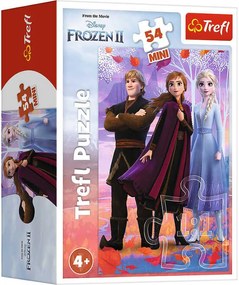 TREFL PUZZLE Frozen 2 (Ledové Království) mini 20x13cm 54 dílků 4 druhy tr54173