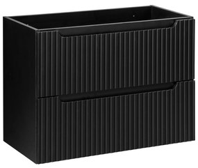 Skříňka pod umyvadlo NOVA Black 82-80-2S | 80 cm
