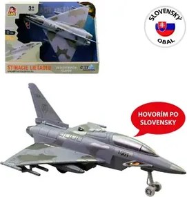 MaDe 25549 - Stíhací letadlo SK na setrvačník na baterie se světlem a
