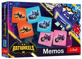 Trefl Pexeso papírové  Batmanův vozový park/Batwheels společenská hra 30 kusů
