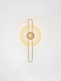 LED zlato-amber nástěnné svítidlo Nous 9W
