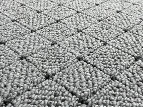 Vopi koberce Kusový koberec Udinese šedý čtverec - 60x60 cm
