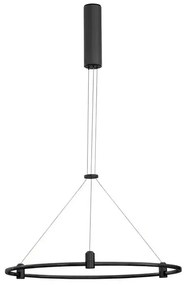 LED lustr na lanku Dion 1 černé