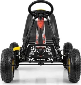 Šlapací motokára Thor černá / Šlapací motokára / pro děti
