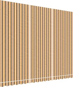 vidaXL Náhradní plachta na markýzu 4,5 x 3,5 m [311950] Barva: oranžová a černá