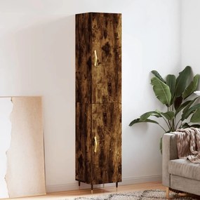 vidaXL Skříň highboard 34,5 x 34 x 180 cm kompozitní dřevo [3198771] Barva: šedá sonoma