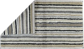Koupelnový kobereček Stripes 70 x 120 cm šedý