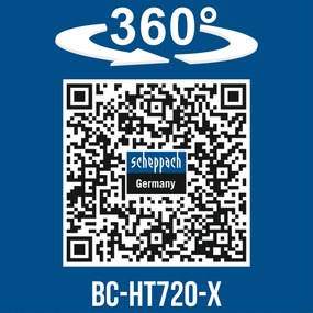 Scheppach BC-HT720-X 20V IXES - akumulátorový plotostřih (bez akumulátoru a nabíječky)