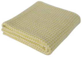 Žlutá dětská bavlněná deka Homemania Decor Fluffy, 90 x 90 cm
