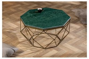 Massive home | Konferenční stolek DIAMOND NOBLES 69 CM zelený mramor