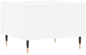 Konferenční stolek bílý 50 x 46 x 35 cm kompozitní dřevo - Default Title