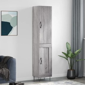 Skříň highboard šedá sonoma 34,5 x 34 x 180 cm kompozitní dřevo 3199143