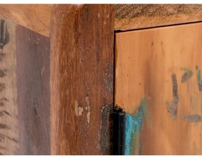 Masivní skříňka pod umyvadlo II z recyklovaného dřeva Barma II