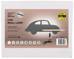 Šedé dětské svítidlo Car – Candellux Lighting