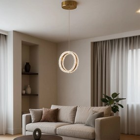 Toolight Závěsné LED osvětlení E36 LHJ098-CP zlaté