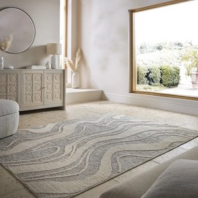 Šedý pratelný koberec 200x310 cm Calder – Flair Rugs