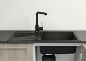Blanco Mila S - Dřezová baterie s výsuvnou koncovkou matná černá