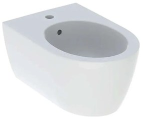 Geberit iCon - Závěsný bidet, otvor pro baterii, s přepadem, alpská bílá 501.898.JT.1