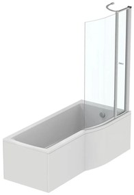 Ideal Standard Connect Air - Vana se zónou pro sprchování (pravá) 1695 x 795 mm, Bílá, E113501