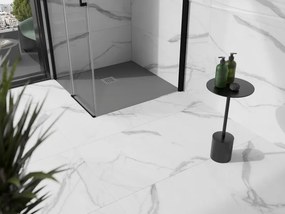 Mexen Stone+ kompozitová čtvercová sprchová vanička 70 x 70 cm, šedý-beton - 44617070