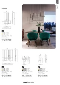 Redo 01-2316 - LED Stmívatelný lustr na lanku PLANA LED/80W/230V bílá