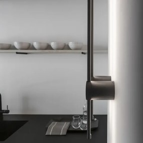 Ideal Lux - LED Nástěnné svítidlo ESSENCE LED/12W/230V 2700K 70 cm CRI 90 černá